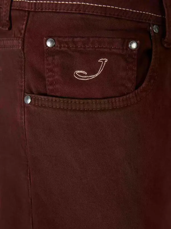 Jacob Cohen Logo-embroidered Jeans