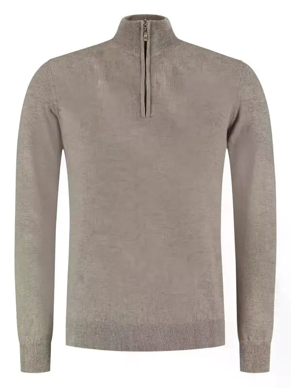 DORIANI Half-zip Sweater