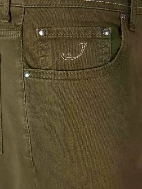 Jacob Cohen Logo-embroidered Jeans