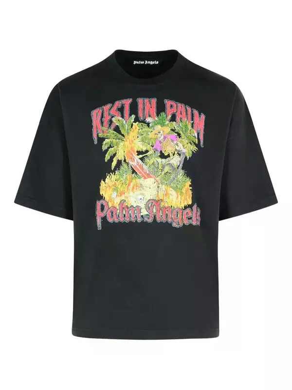 Palm Angels Rest In Palm Crew-neck T-shirt