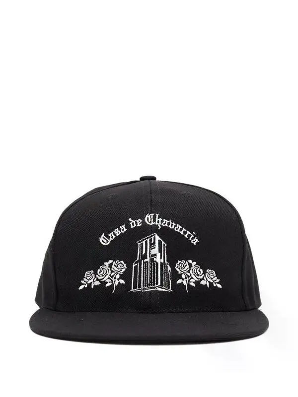 WILLY CHAVARRIA Casa De Chavarria Embroidered Cap - Black