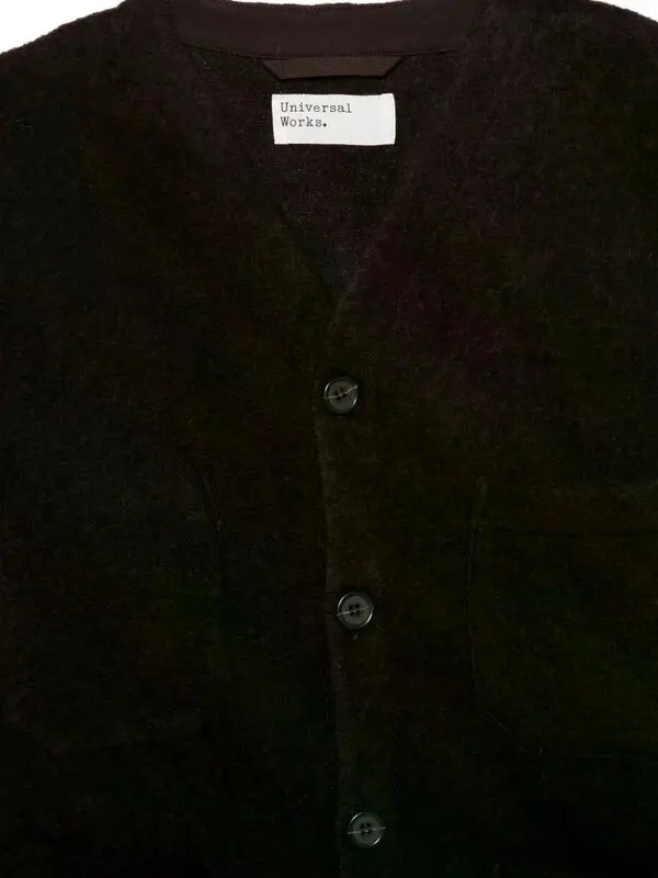 Universal Works Wool Patch-pocket Cardigan - Brown