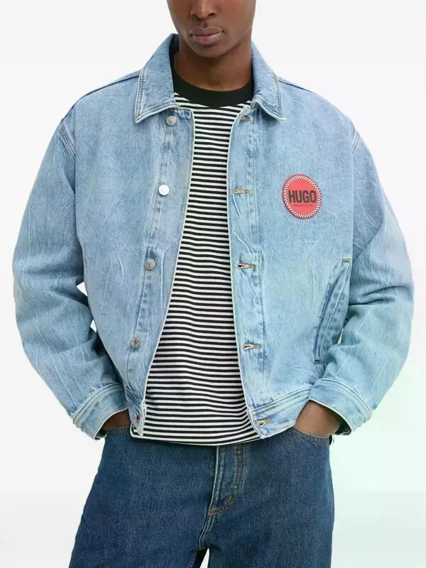 Hugo Logo-patch Denim Jacket