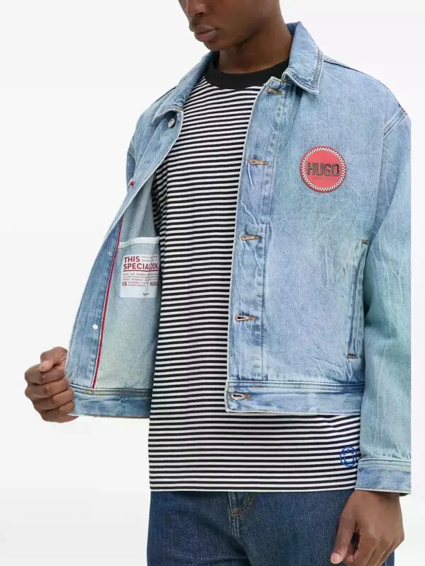 Hugo Logo-patch Denim Jacket