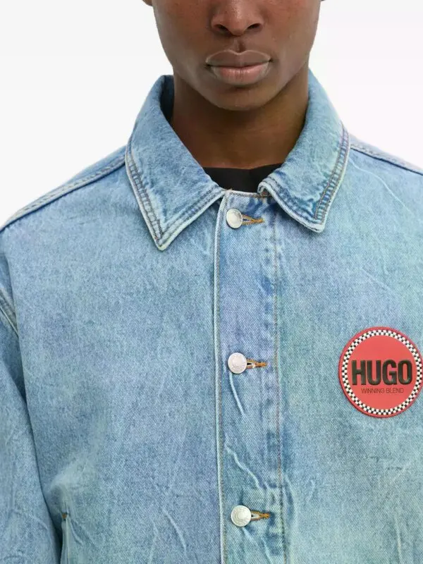 Hugo Logo-patch Denim Jacket