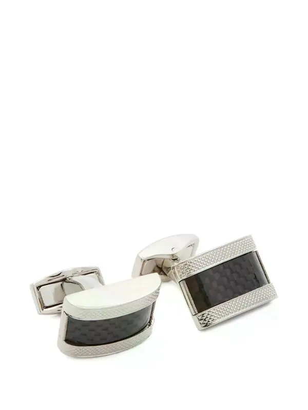 Tateossian D-shape Cufflinks - Silver