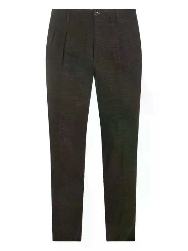 Incotex Pleated Check Trousers