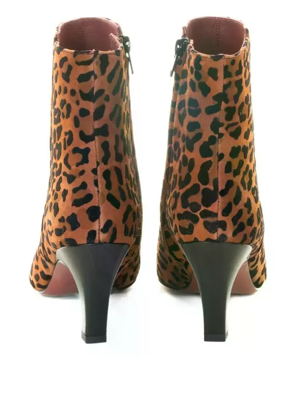 Roberto Festa 70mm Leopard-pattern Stiletto Ankle Boots