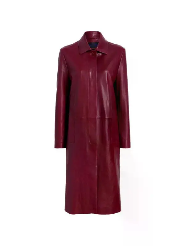 Proenza Schouler Leather Coat - Red