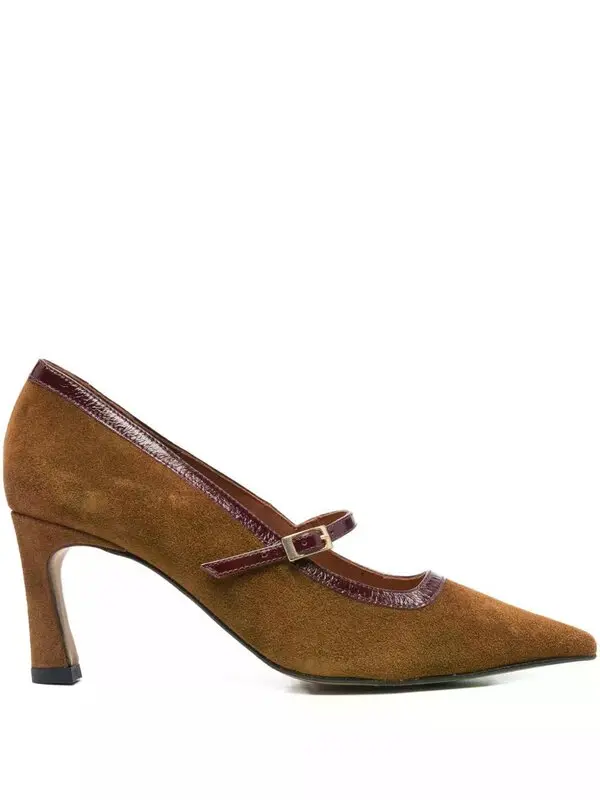ANGEL ALARCON Pointed-toe Buckle Pumps