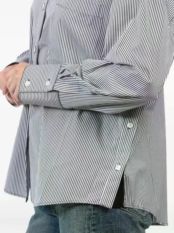 ARLO MOTT Striped Button-down Shirt