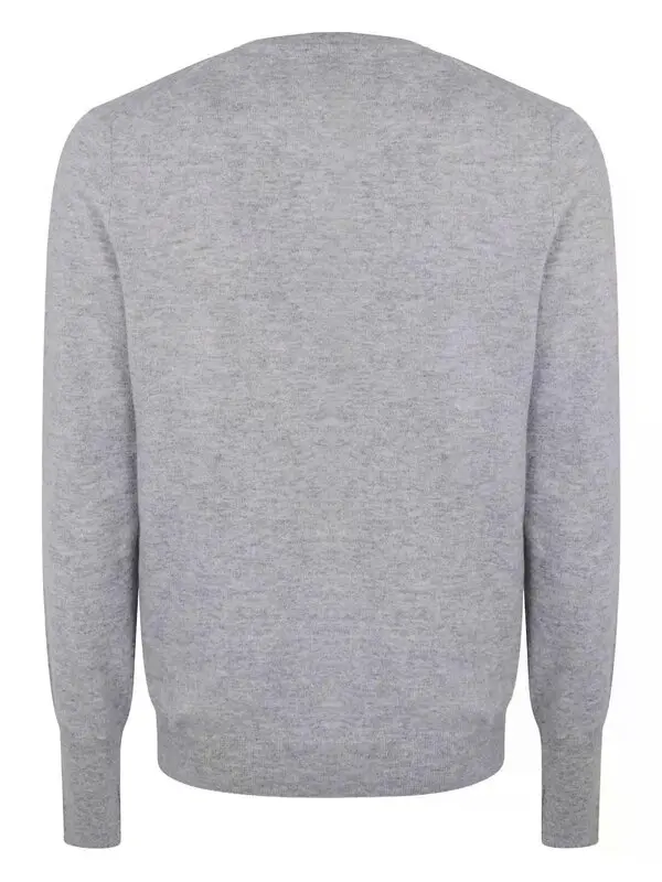 BALLANTYNE V-neck Cashmere Sweater - Grey