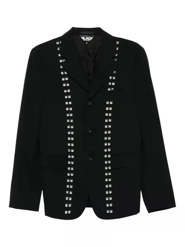 BLACK COMME DES GARÇONS Studded Single-breasted Jacket
