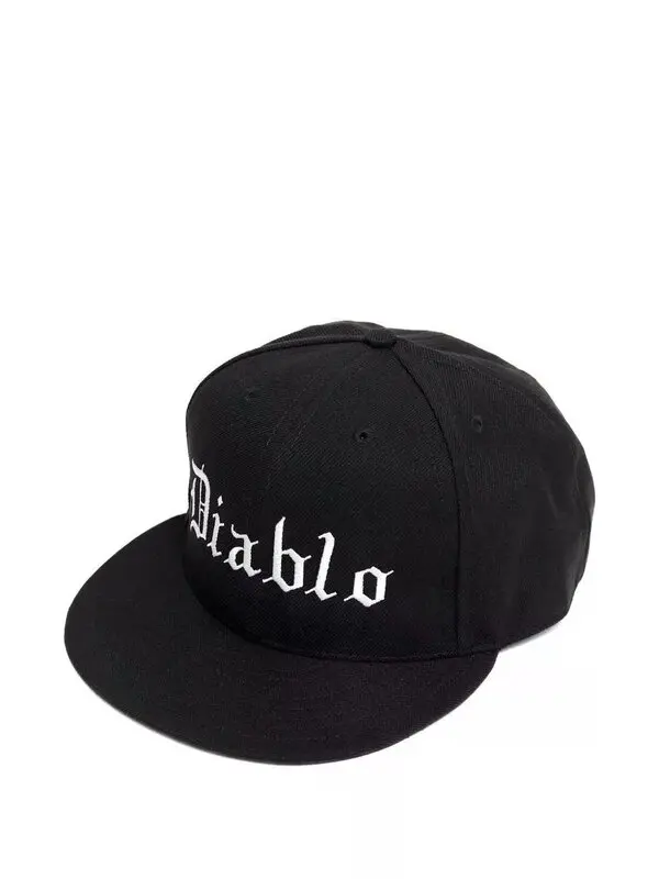 WILLY CHAVARRIA Diablo Embroidered Cap - Black