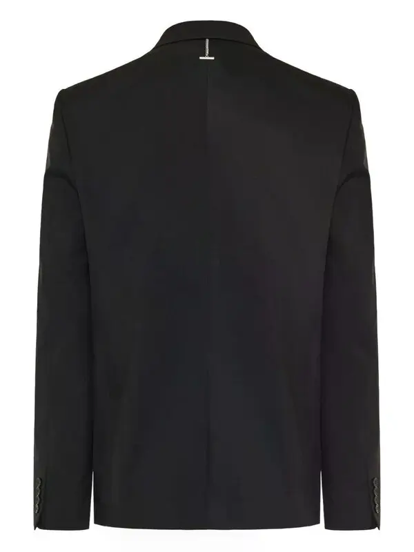 Alexander McQueen Single-button Frayed-detail Jacket