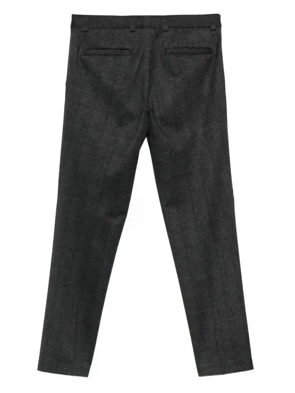 Hugo Straight-leg Checked Trousers