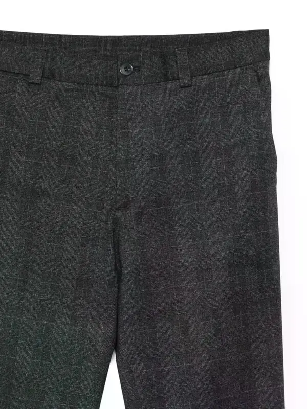 Hugo Straight-leg Checked Trousers