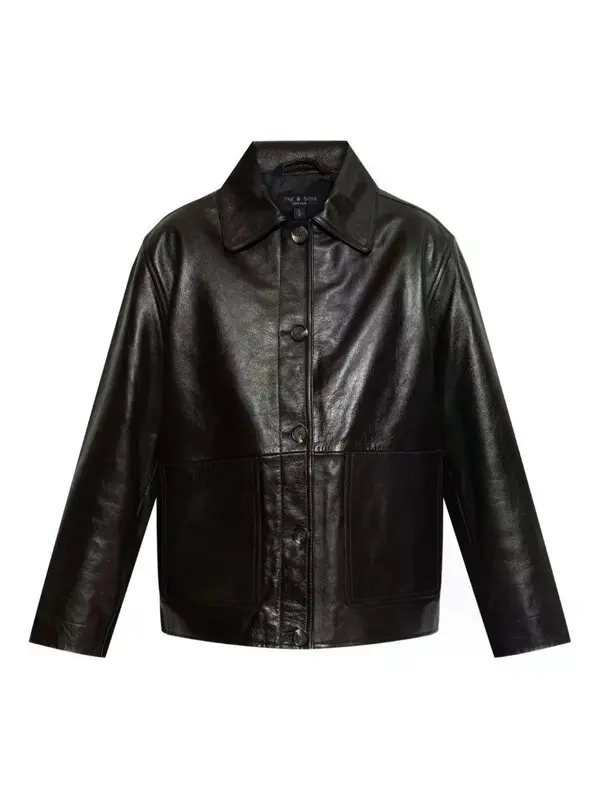 Rag & Bone Panelled Leather Jacket