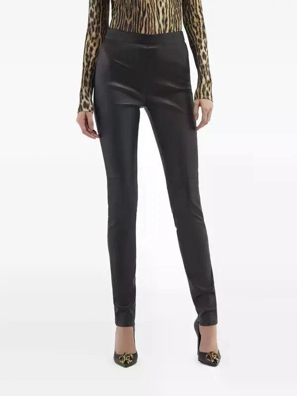 Roberto Cavalli Leather Trousers