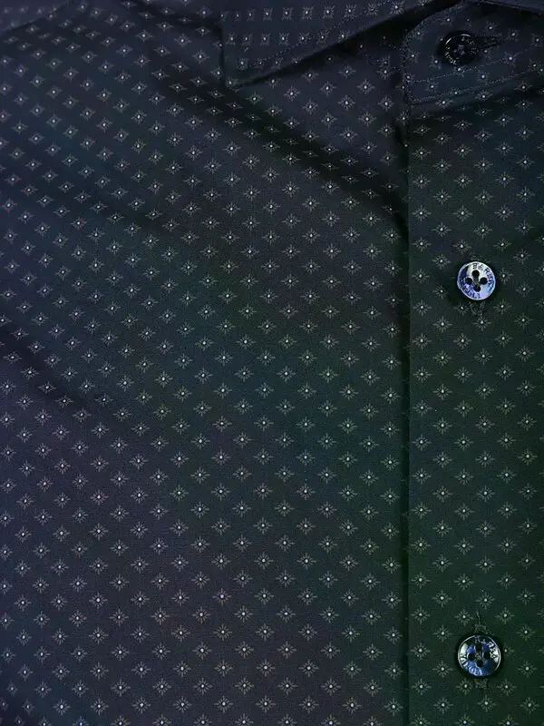 BARBA NAPOLI Printed Cotton Shirt