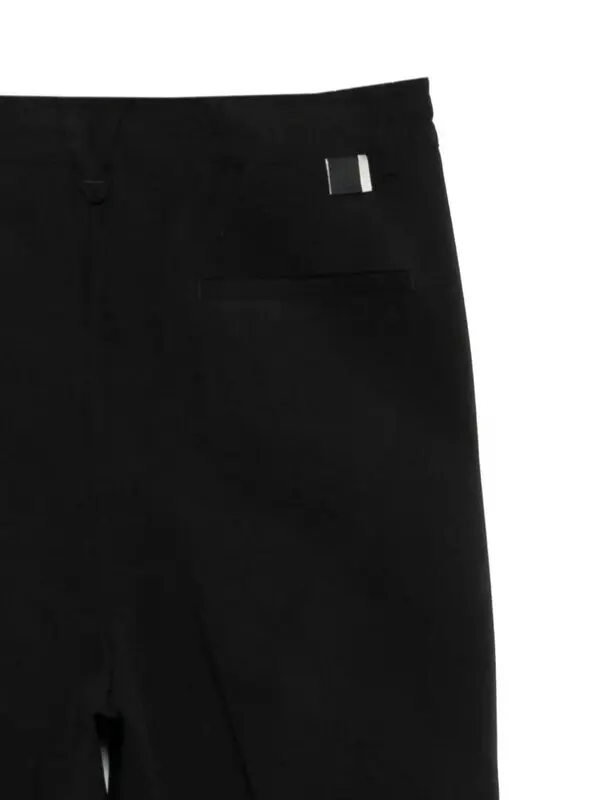 LOW BRAND Pleated Straight-leg Trousers