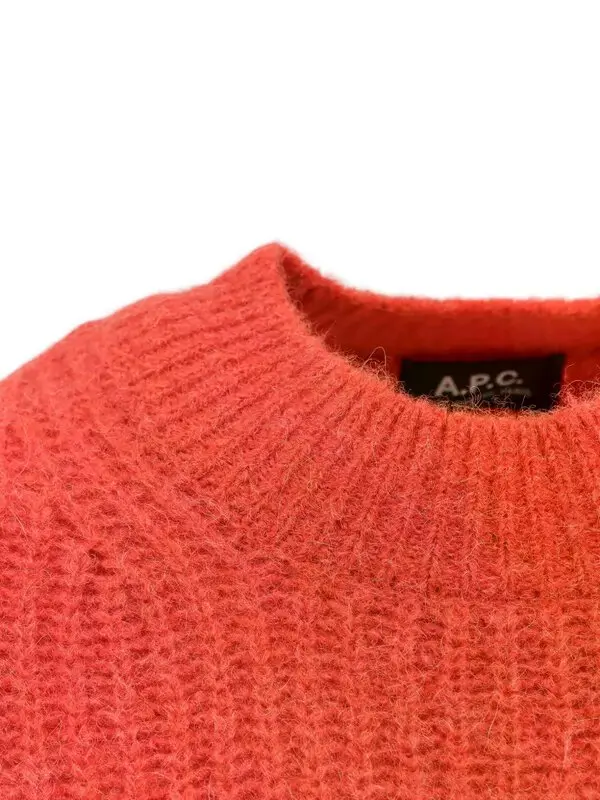 A.p.c. Ribbed High-neck Sweater