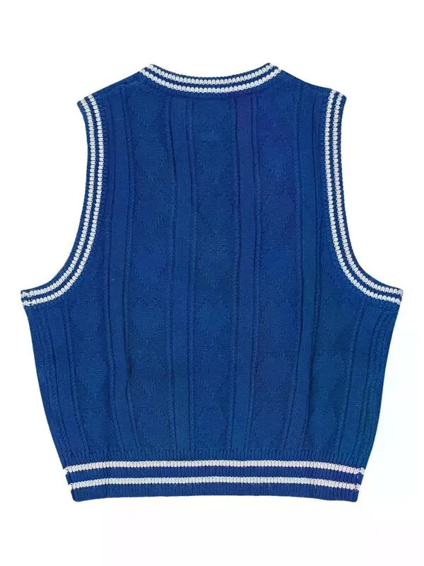 SINCLAIR Cable-knit V-neck Vest