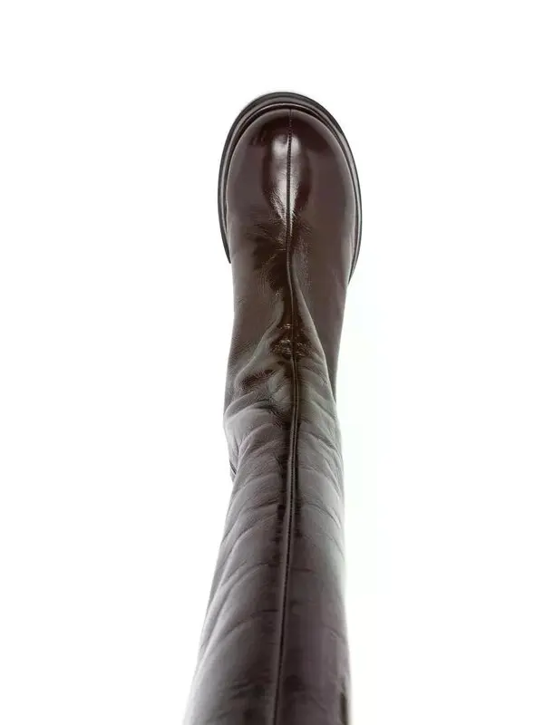 SAPIO Leather Knee-high Boots