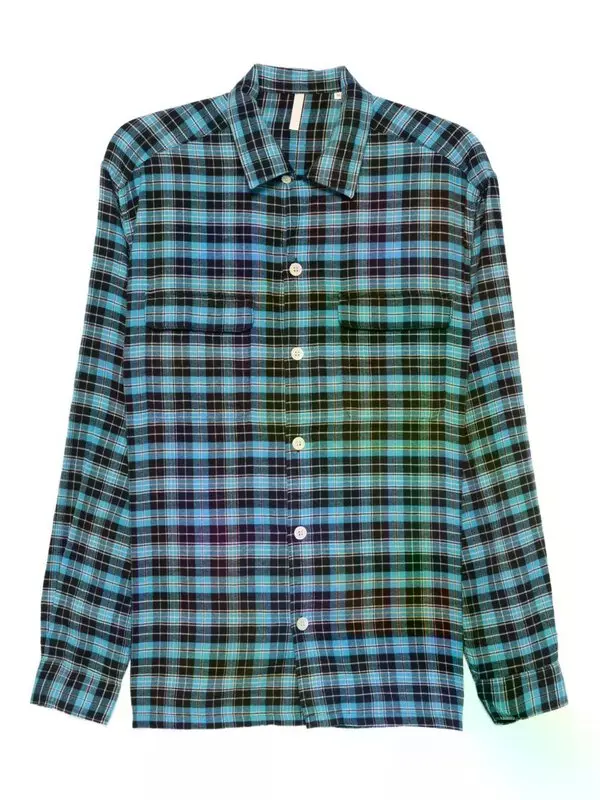 SUNFLOWER Pocket Checked Shirt