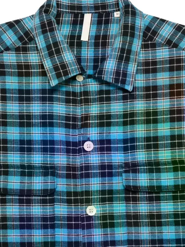 SUNFLOWER Pocket Checked Shirt