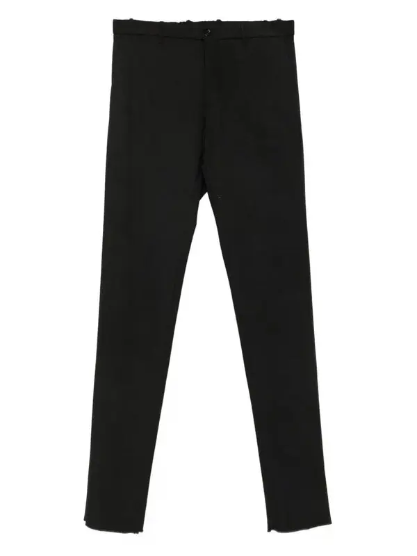 Incotex Frayed-hem Straight Leg Pants