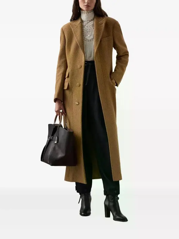 Ralph Lauren Herringbone Wool Coat