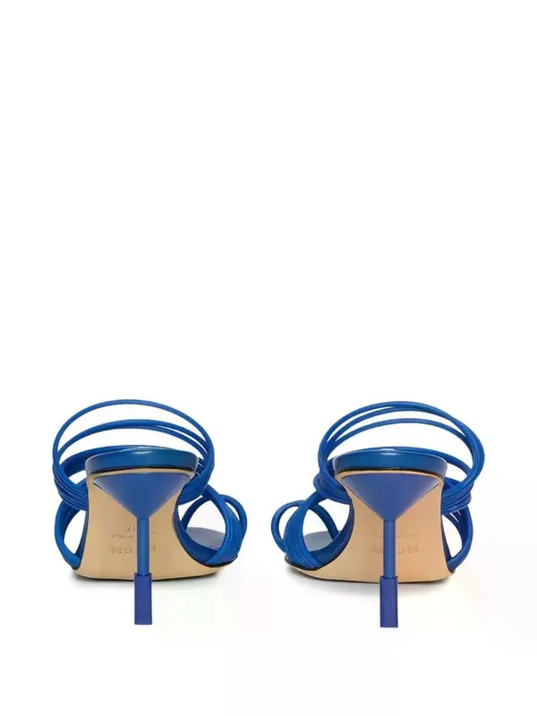 MSGM Heeled Leather Sandals