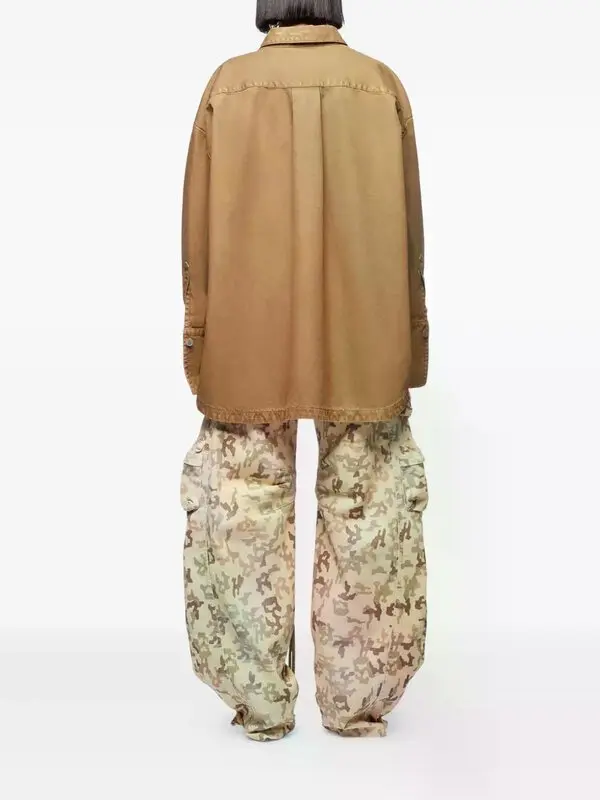 Attico Camouflage Cargo Trousers