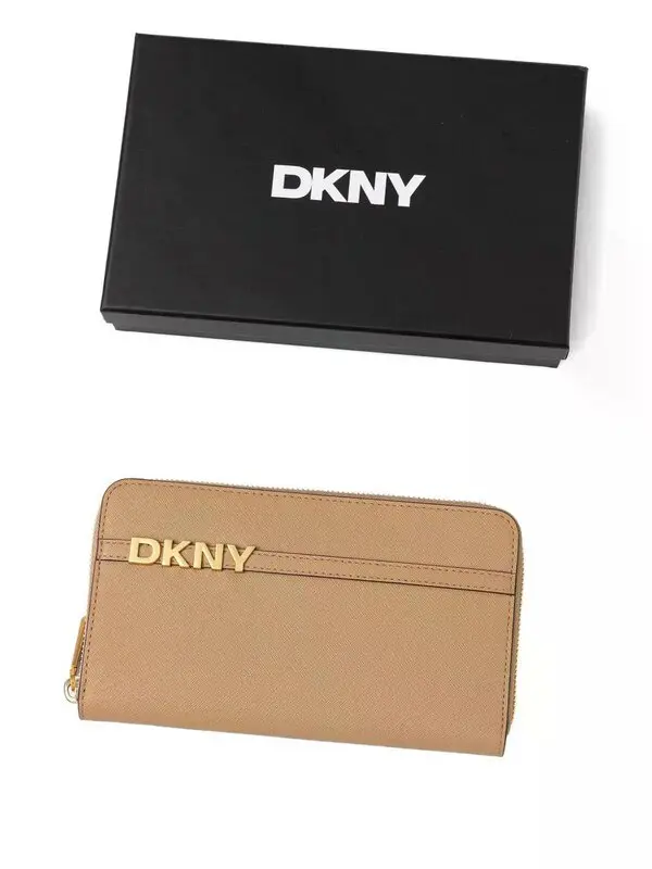 Dkny Logo-lettering Zip-around Wallet