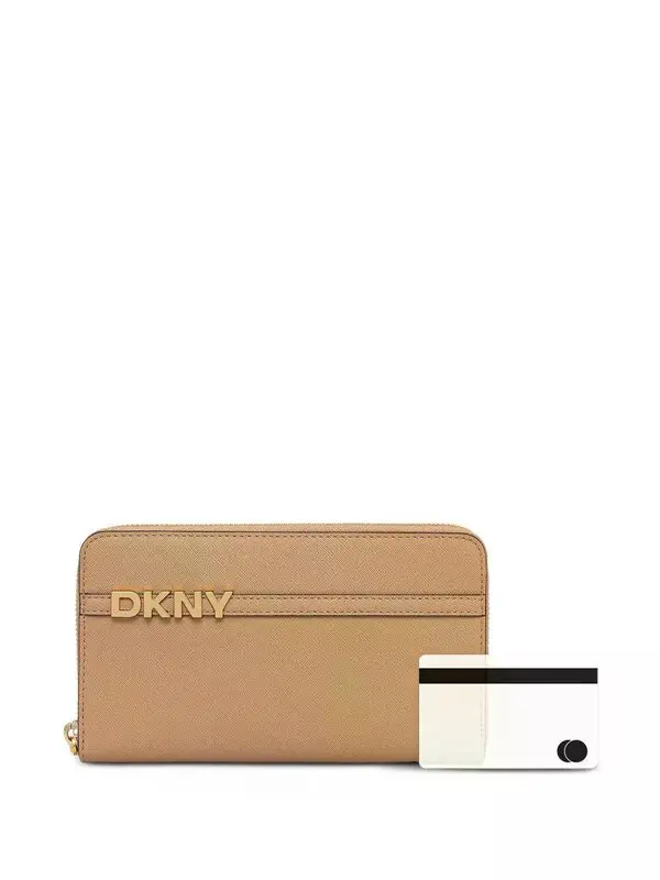 Dkny Logo-lettering Zip-around Wallet