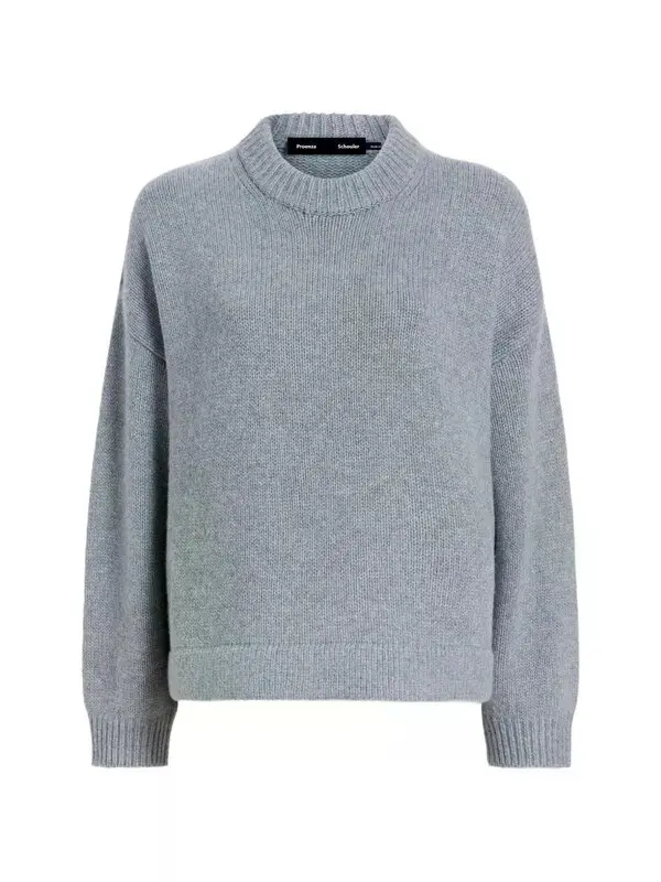Proenza Schouler Crew-neck Cashmere Jumper - Grey