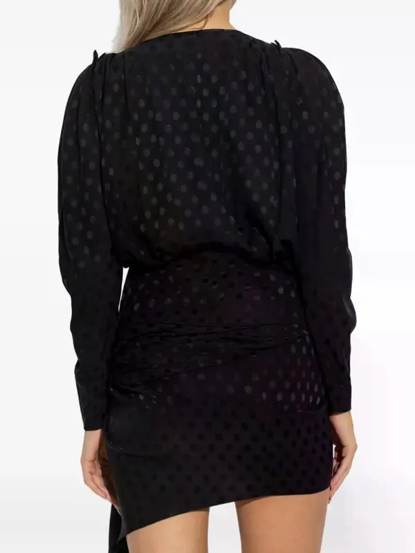 Isabel Marant Polka-dot Puff-sleeve Top