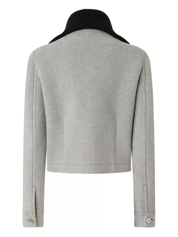 Pinko Ribbed-collar Jacket