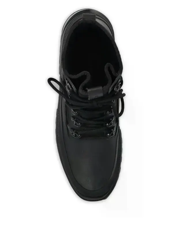 Canada Goose Lace-up Leather Boots - Black