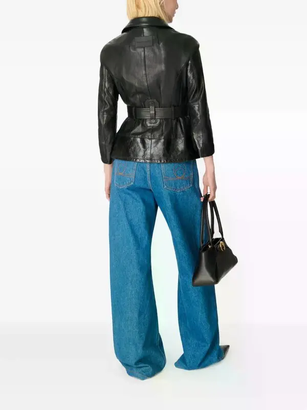 MARINE SERRE Moon Laser Flare Jeans