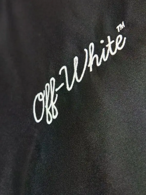 Off-White Logo-embroidered Bomber Jacket