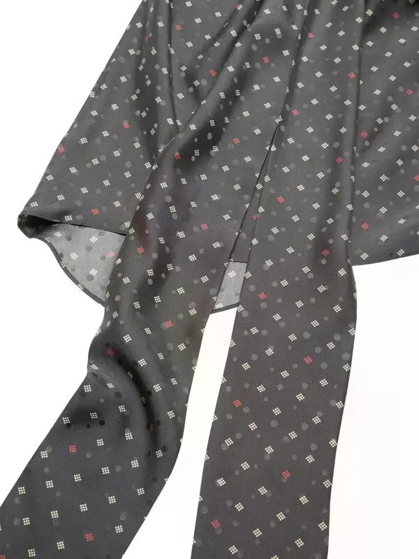 Acne Studios Asymmetric Top With Bow-tie Detail
