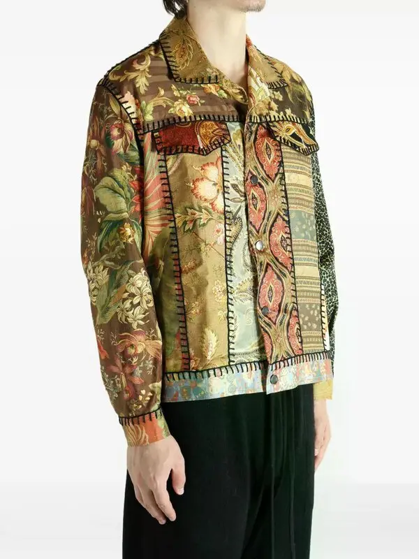 EMERGENCY ROOM Patchwork Floral-print Jacket