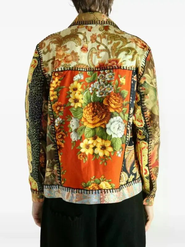 EMERGENCY ROOM Patchwork Floral-print Jacket