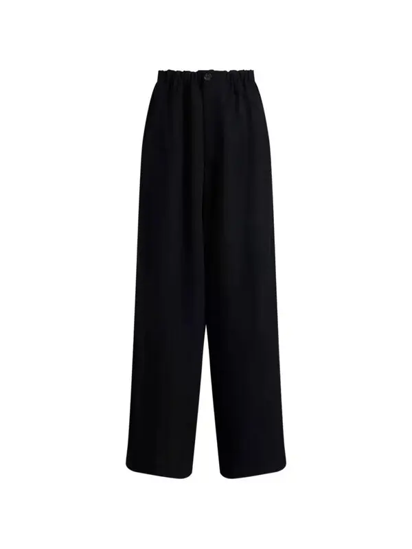 Proenza Schouler High-waisted Wide-leg Trousers - Black