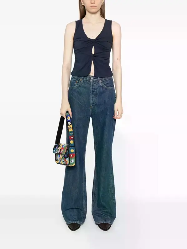 REFORMATION Tefi Vest Top - Blue