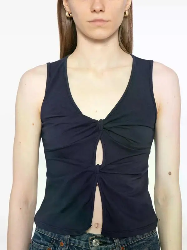 REFORMATION Tefi Vest Top - Blue
