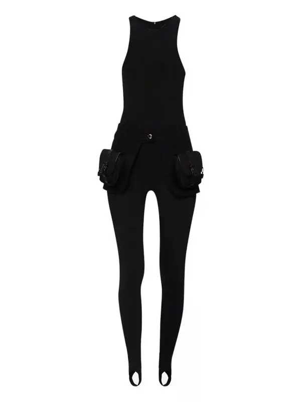 Coperni Basque Stirrup Jumpsuit - Black