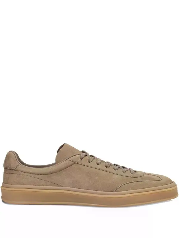 BOSS X Beckham Suede Low-top Sneakers
